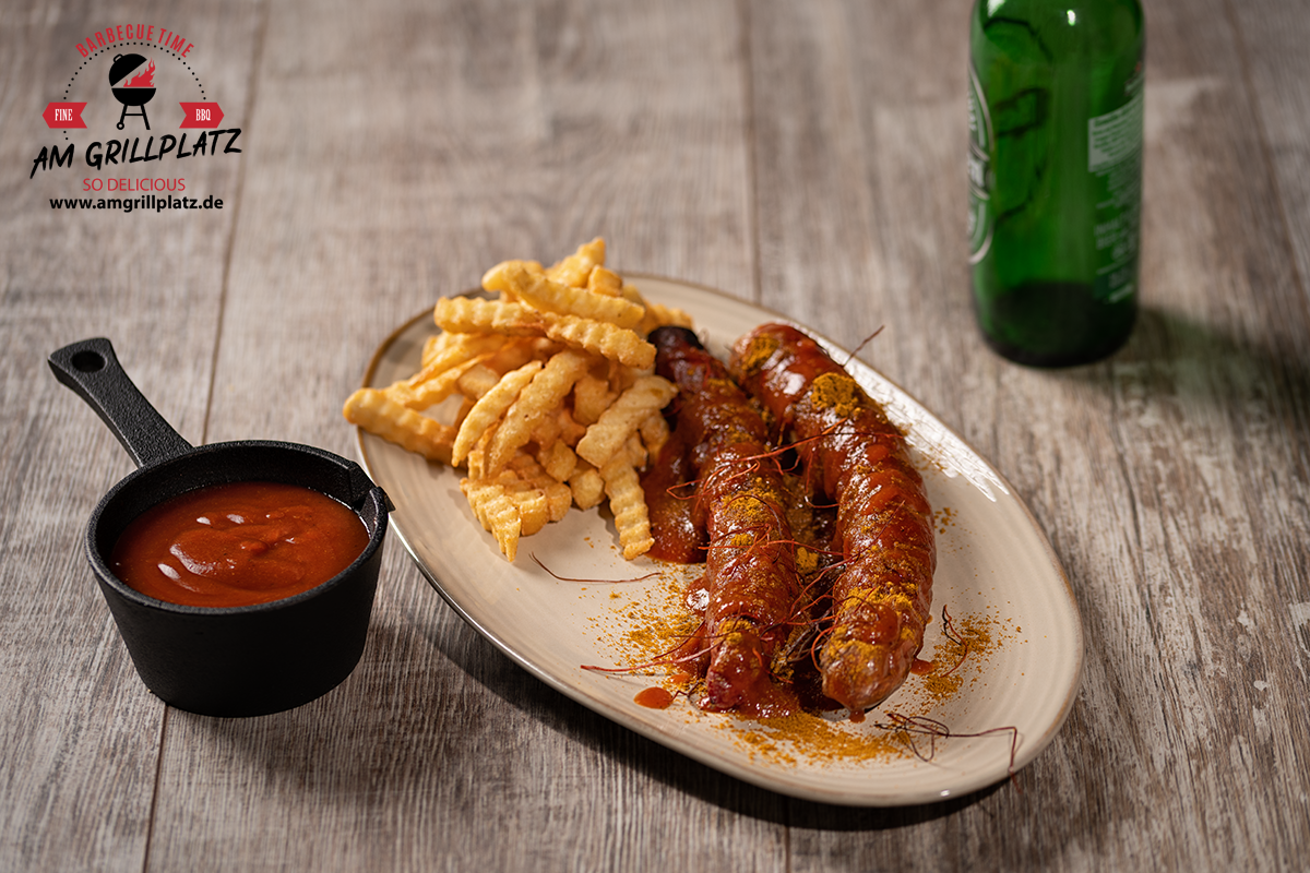Currywurst - Am Grillplatz - BBQ & Grillrezepte